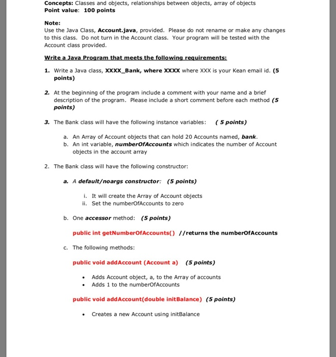 Solved Concepts: Classes and objects, relationships between | Chegg.com