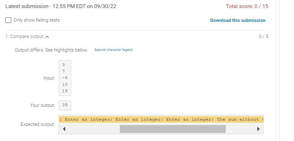 Solved 6.6 LAB: Sum without smallest list function Write a | Chegg.com
