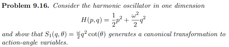 Solved w2 Problem 9.16. Consider the harmonic oscillator in | Chegg.com