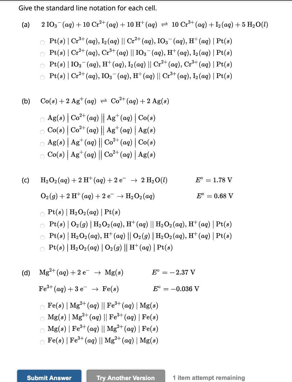 Solved Give the standard line notation for each | Chegg.com