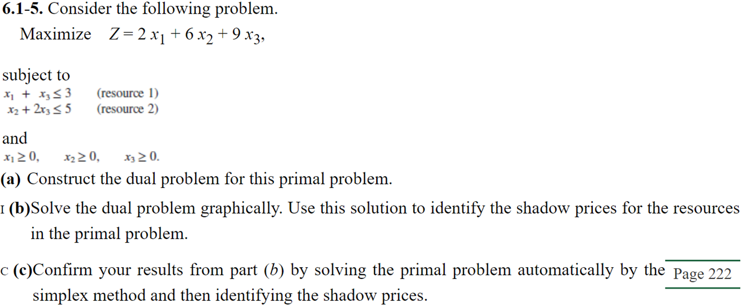 Solved 6.1-5. Consider the following problem. Maximize | Chegg.com