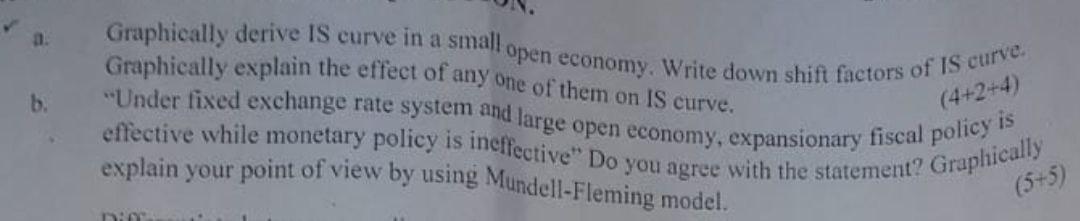 Solved Graphically explain the effect of any one of them on | Chegg.com