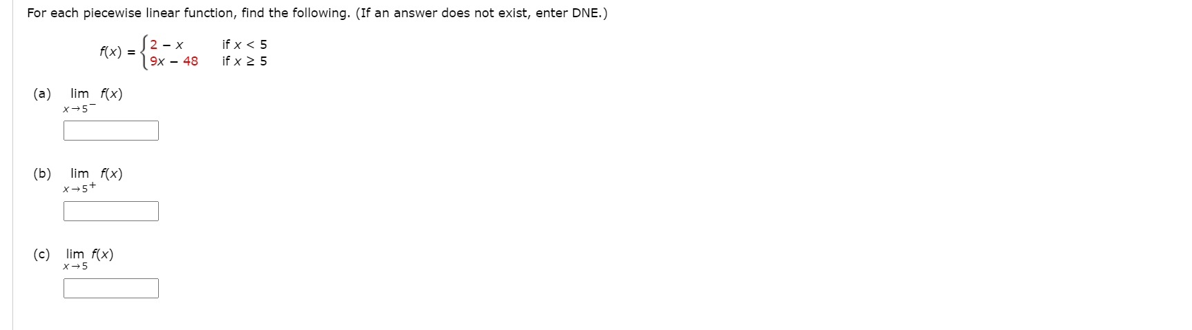 Solved For each piecewise linear function, find the | Chegg.com