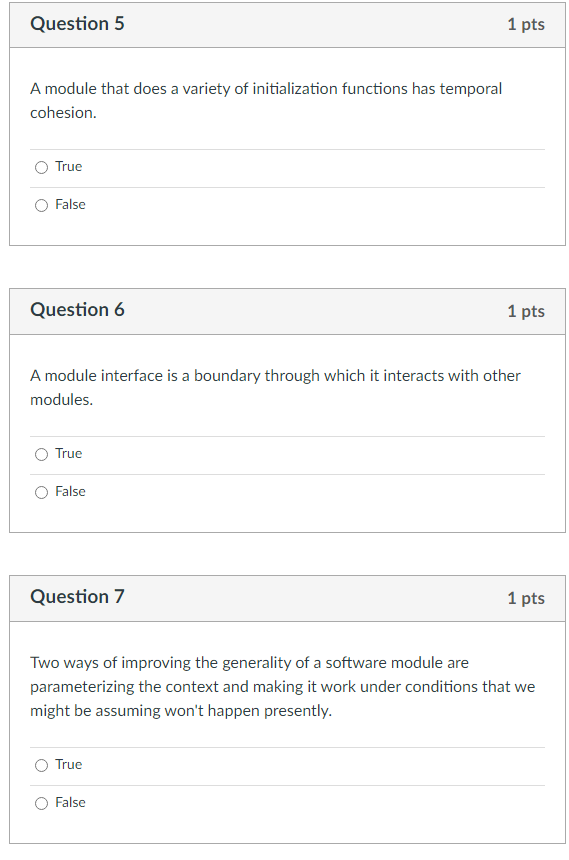 Solved Modularity Interfaces Information Hiding