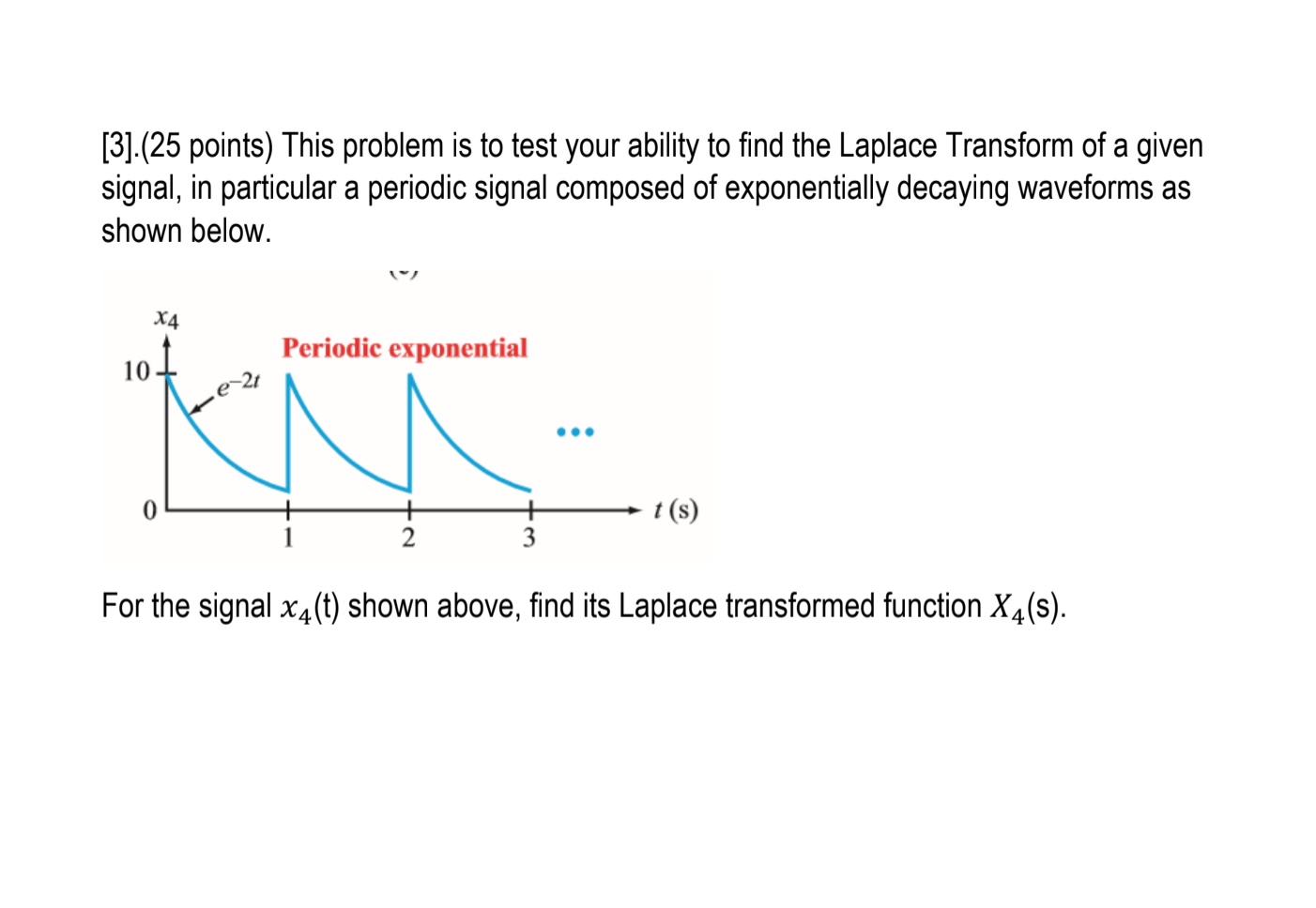 Solved [3].(25 points) This problem is to test your ability | Chegg.com