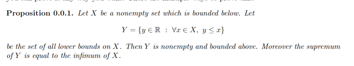 Solved Proposition 0.0.1. Let X be a nonempty set which is | Chegg.com