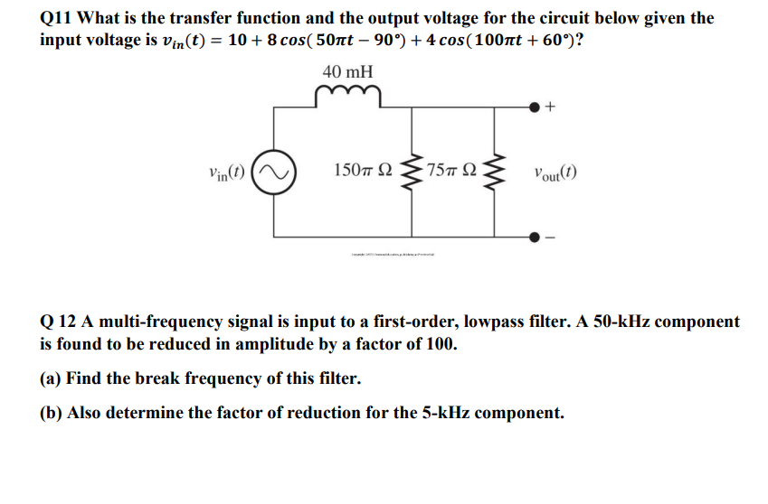 Please see both questions: What is the transfer | Chegg.com