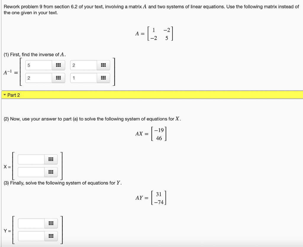 Solved Rework problem 9 from section 6.2 of your text, | Chegg.com