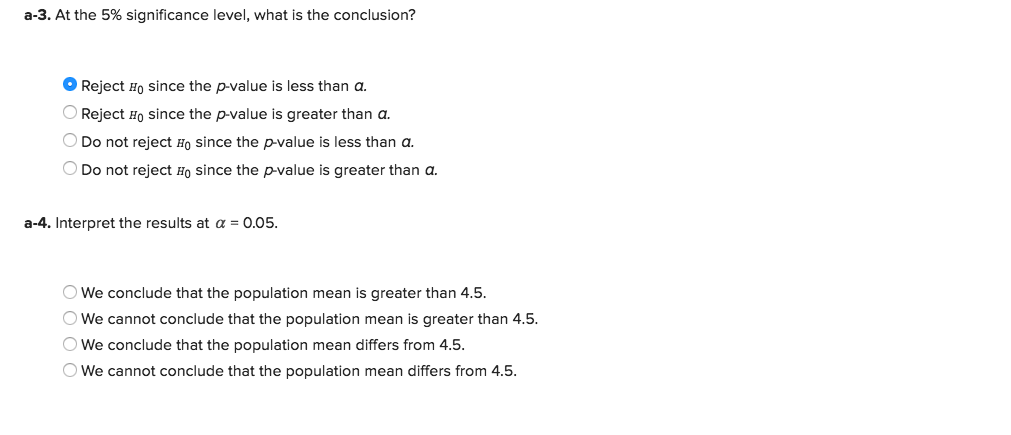 Solved In order to conduct a hypothesis test for the | Chegg.com
