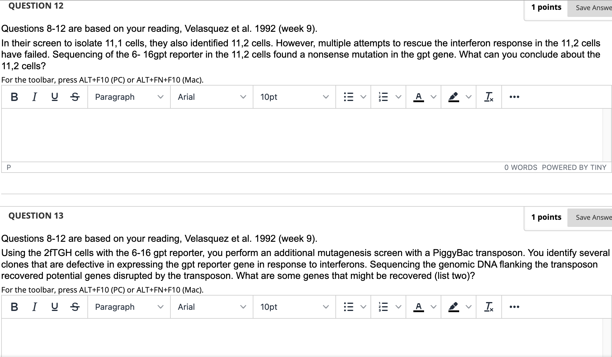 Solved Questions 8-12 are based on your reading, Velasquez | Chegg.com