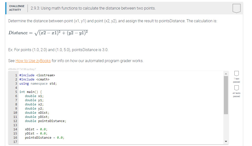 Solved Determine the distance between point ( x1,y1) and | Chegg.com