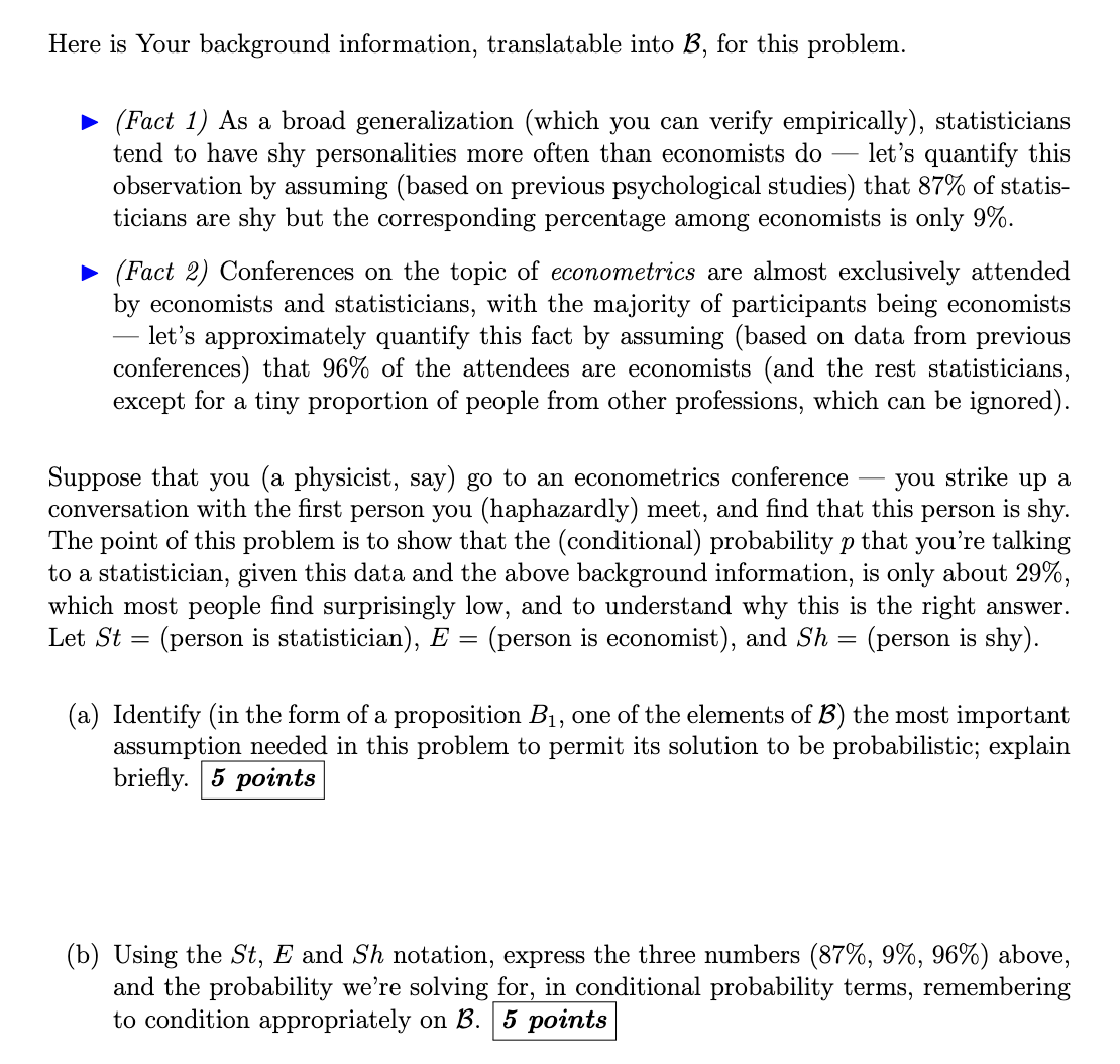 Solved - let's approximately quantify this fact by assuming | Chegg.com