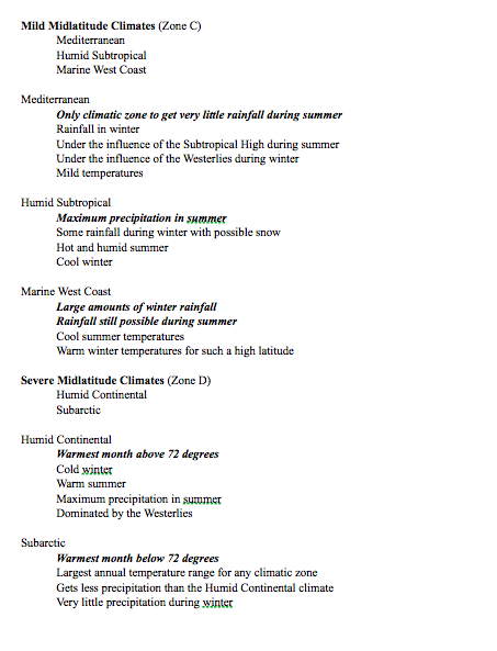 Solved 1. Cuiaba, Brazil (18's, 57°W) Average Annual: 78°F; | Chegg.com