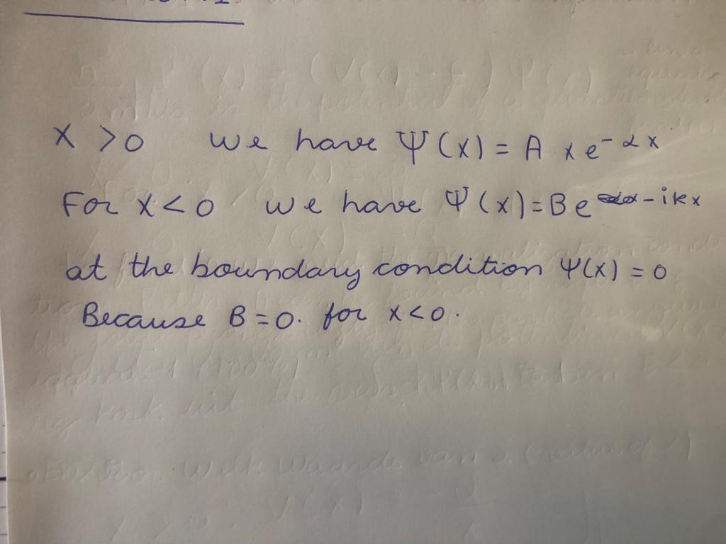Solved De Schro"dinger equation is : | Chegg.com