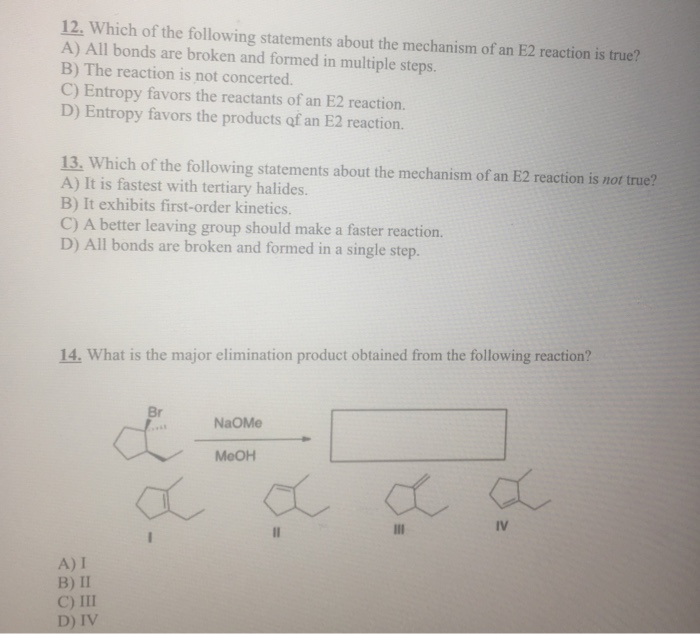Solved 12. Which of the following statements about the | Chegg.com