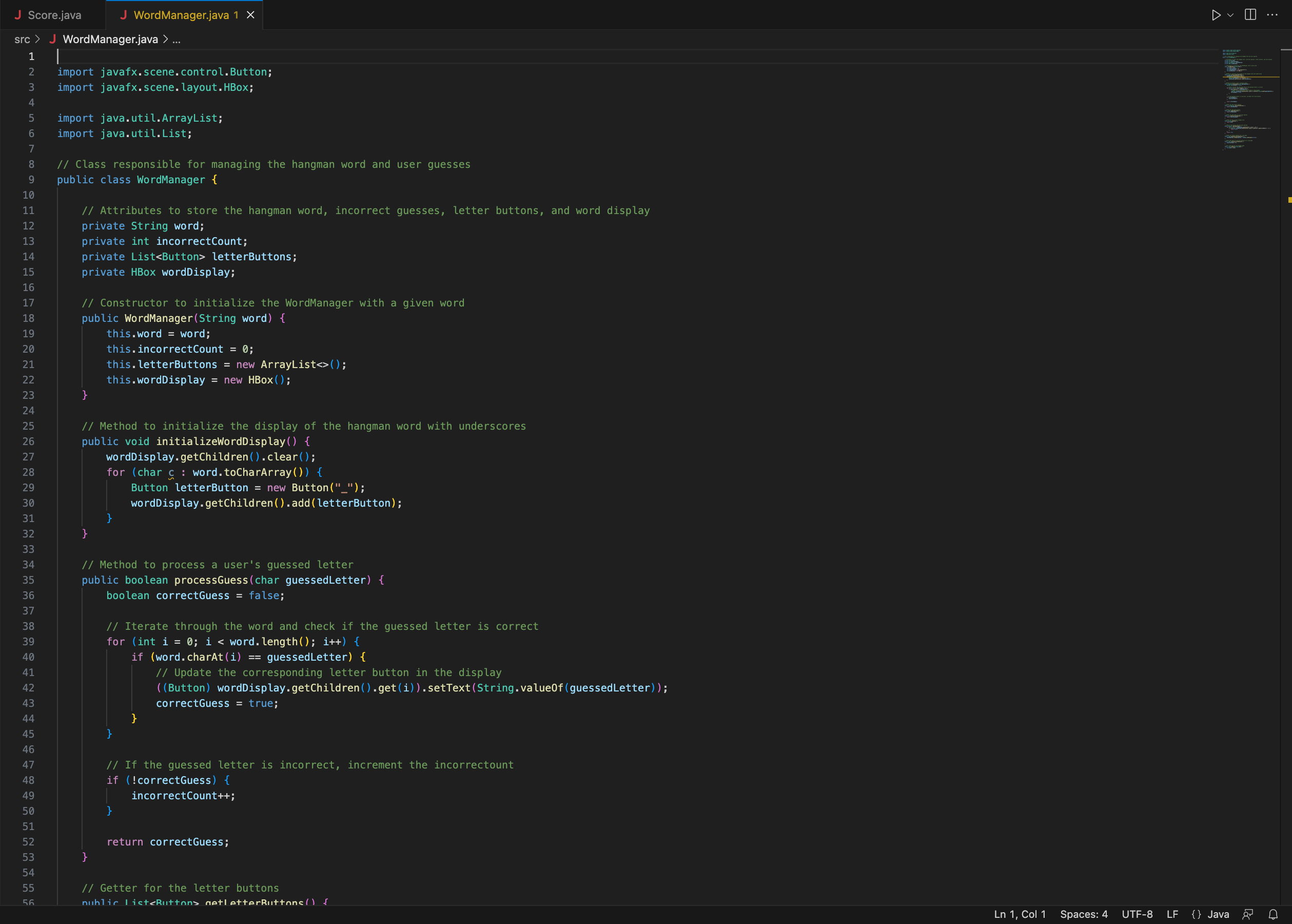 Solved public class Score implements Comparable>{ // | Chegg.com