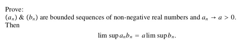 Solved Prove: (an) & (bn) are bounded sequences of | Chegg.com