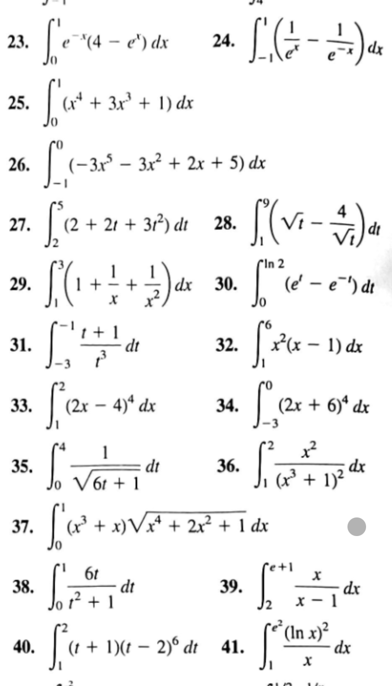 Solved Evaluate the given definite integral using the | Chegg.com