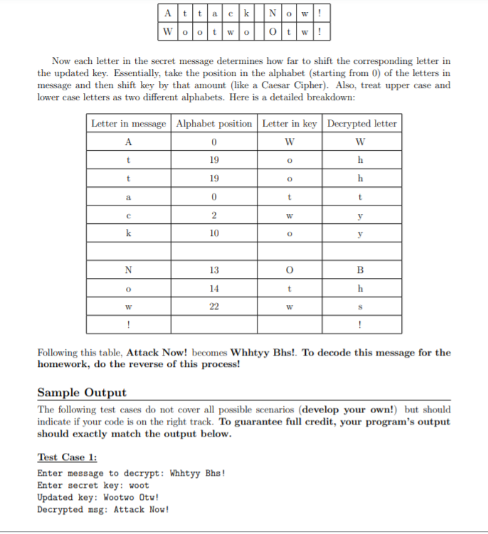 Homework Modified Vigenere Cipher Implement A 0973