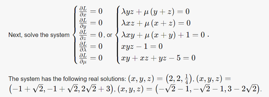 Solved How can I solve the system to get the following real | Chegg.com