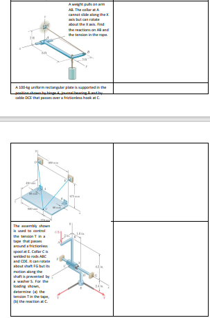 Solved For the five three-dimensional systems below, | Chegg.com