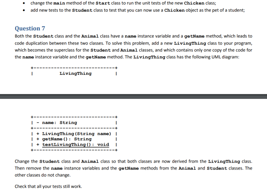 Solved Question 1 Create a class a class Cat with the | Chegg.com