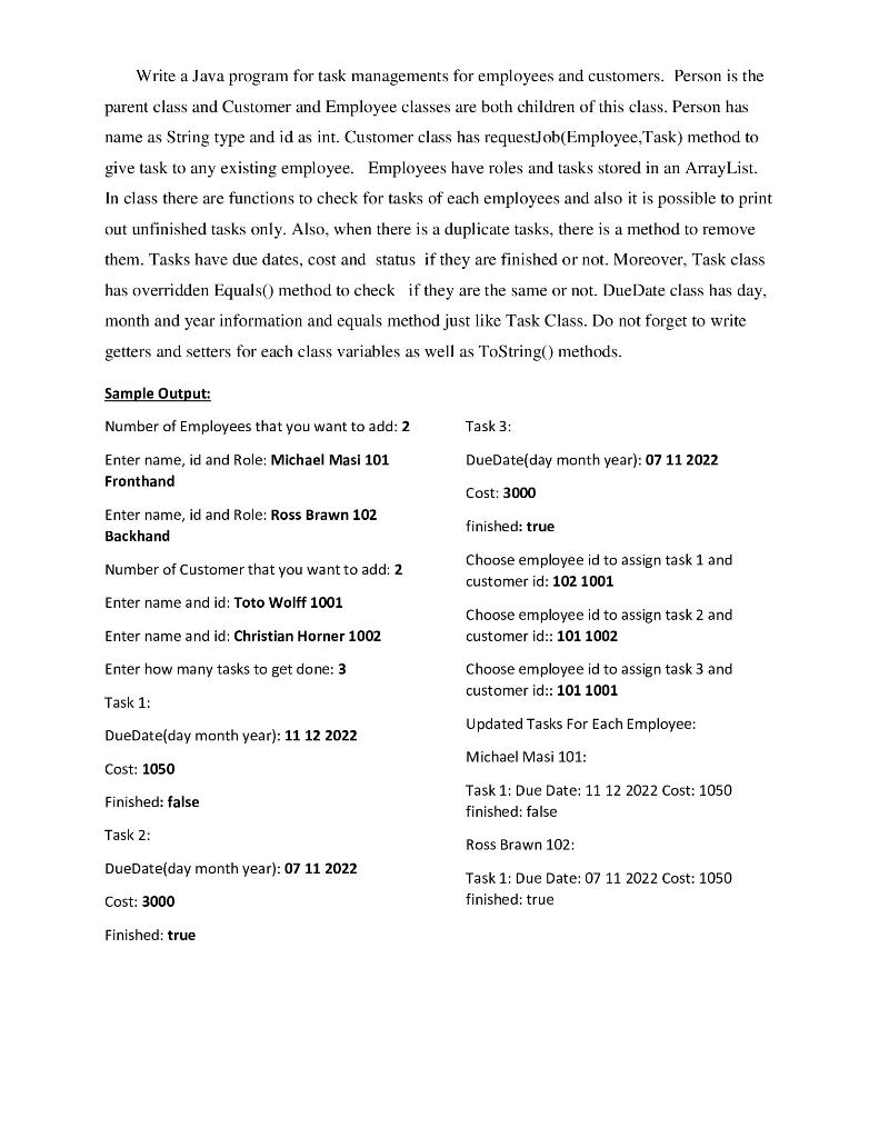 Solved Person name: String id: int Person(String,int): Const | Chegg.com