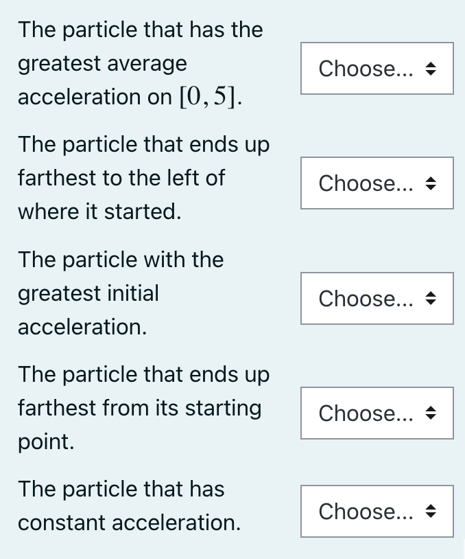 Solved The particle that has the greatest average | Chegg.com