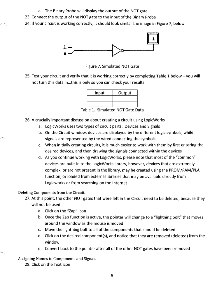 EEE120 Simulation Lab #1 - Intro to LogicWorks | Chegg.com