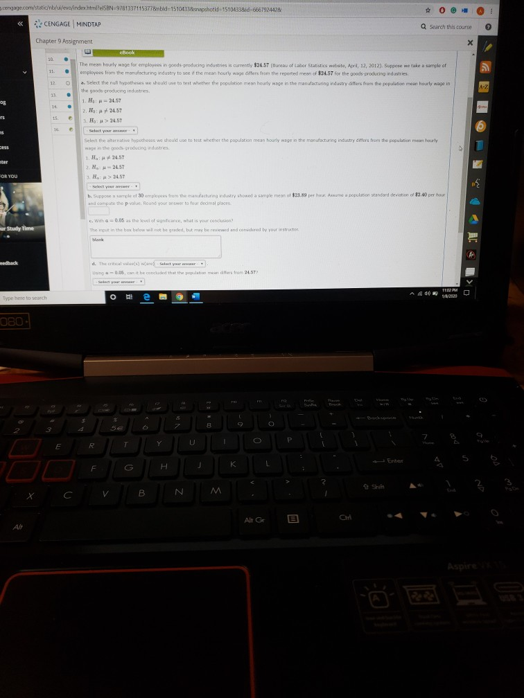 Solved: CENGAGE MINDTAP Chapter 9 Assignment EBook Conside... | Chegg.com