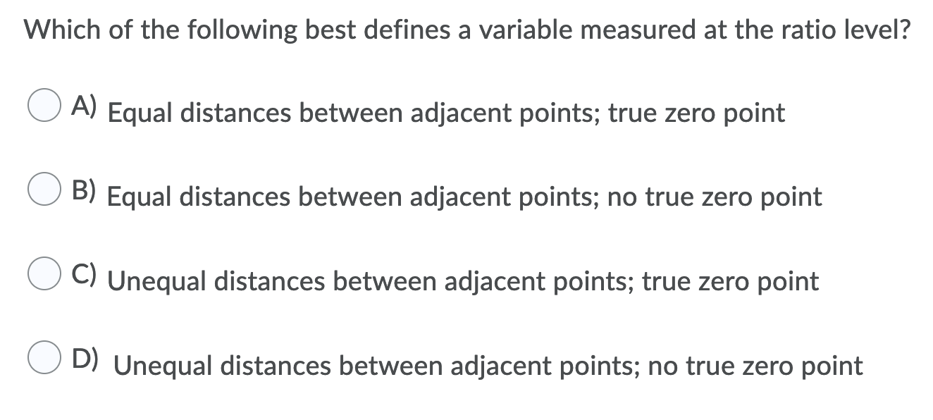 Solved Which of the following best defines a variable | Chegg.com