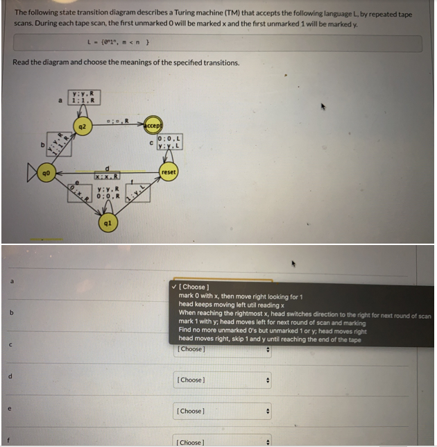 Solved The following state transition diagram describes a | Chegg.com