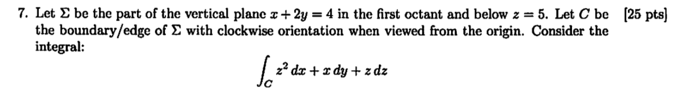 Parametrize the curve C. Use that to set up the | Chegg.com