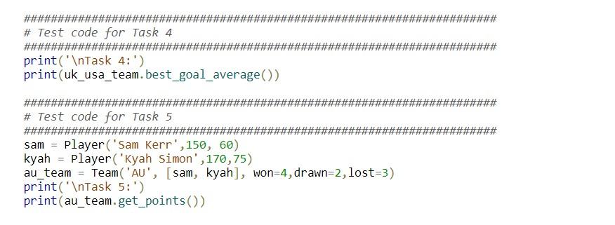 Solved For the Player class, complete the constructor | Chegg.com
