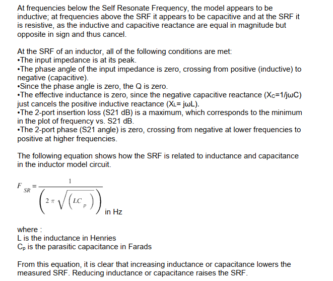 Question. Use the formula for the self-resonance | Chegg.com