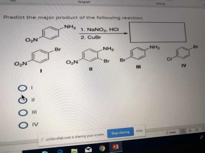 Solved Paragraph Predict the major product of the following | Chegg.com