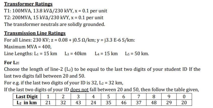 A single line diagram of a 7 bus system and the | Chegg.com