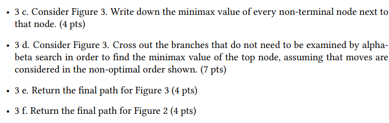 Solved - 3 c. Consider Figure 3 . Write down the minimax | Chegg.com