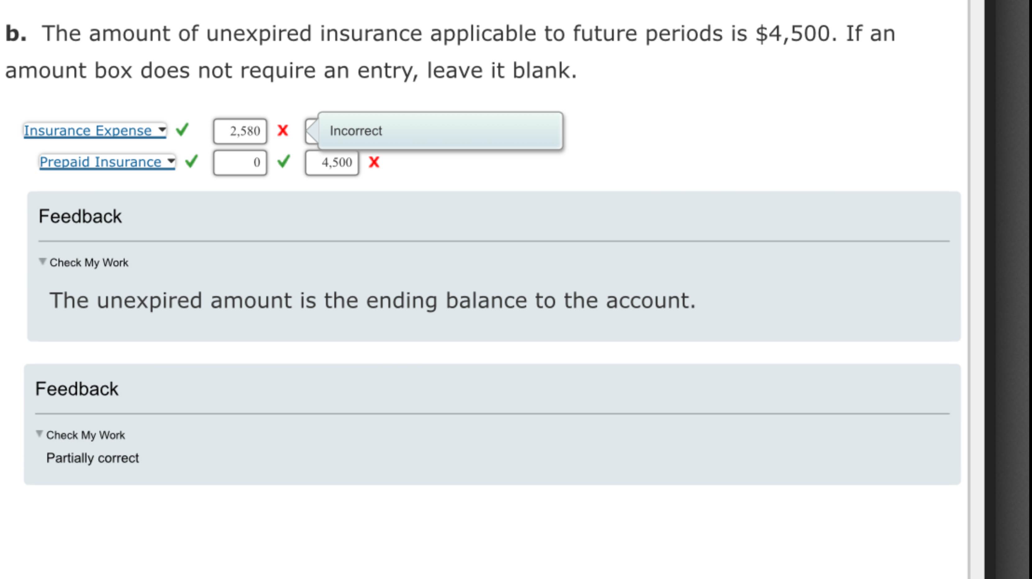 Solved Adjusting entries for prepaid insuranceThe balance in | Chegg.com