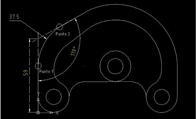 Solved Calculate The X And Y Coordinates For The Two Points
