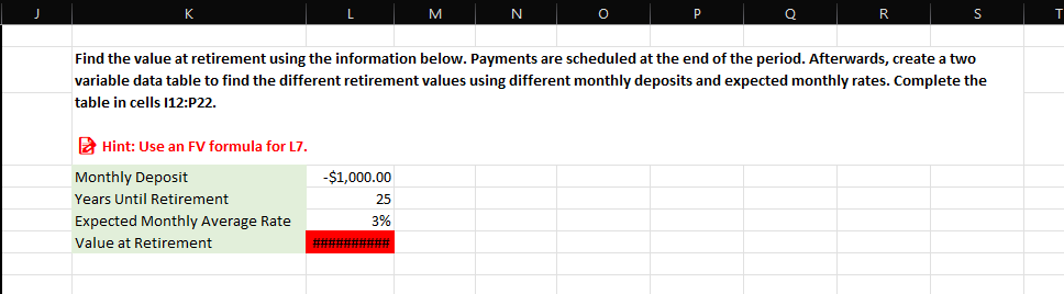 Solved Find the value at retirement using the information | Chegg.com