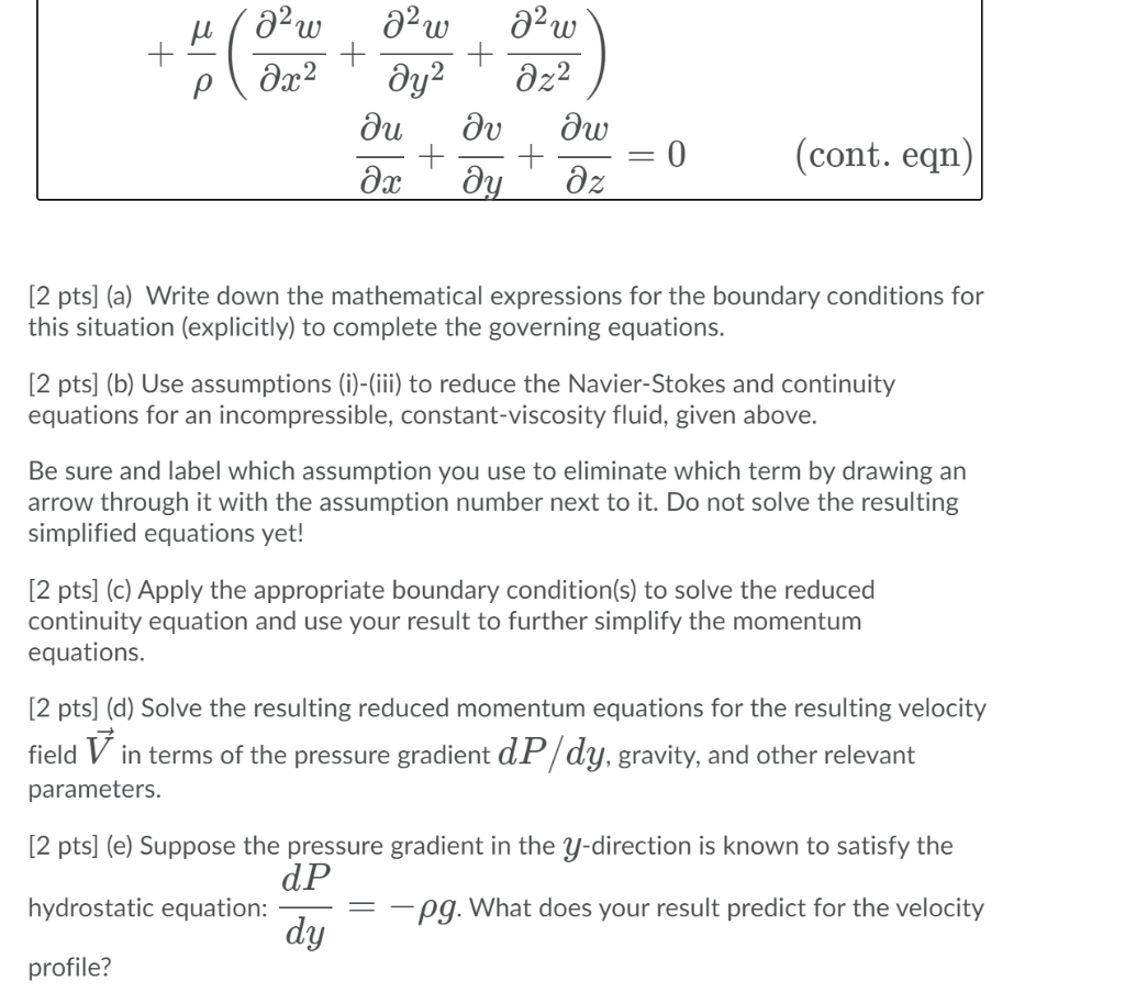 Solved Consider an incompressible fluid p = const with | Chegg.com