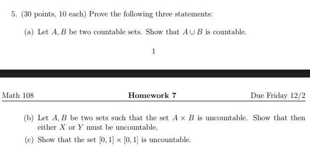 Solved 5. (30 points, 10 each) Prove the following three | Chegg.com
