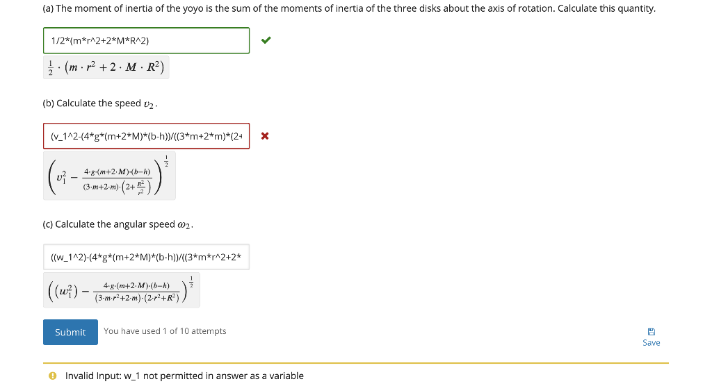Solved A yoyo is a toy made of three uniform density disks | Chegg.com
