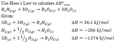 Solved Use Hess's Law to calculate ΔH∘rxn | Chegg.com