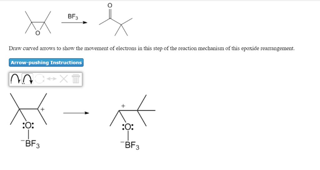 Solved BF3 Draw curved arrows to show the movement of | Chegg.com