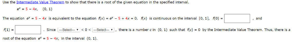 Solved Use the Intermediate Value Theorem to show that there | Chegg.com