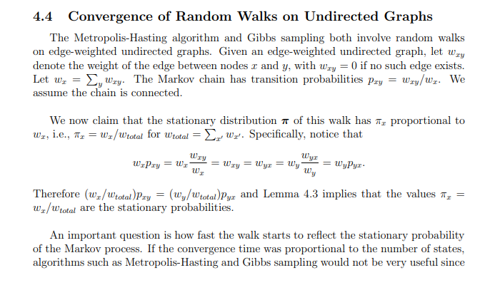 A. Consider an n vertex clique with a self-loop at | Chegg.com