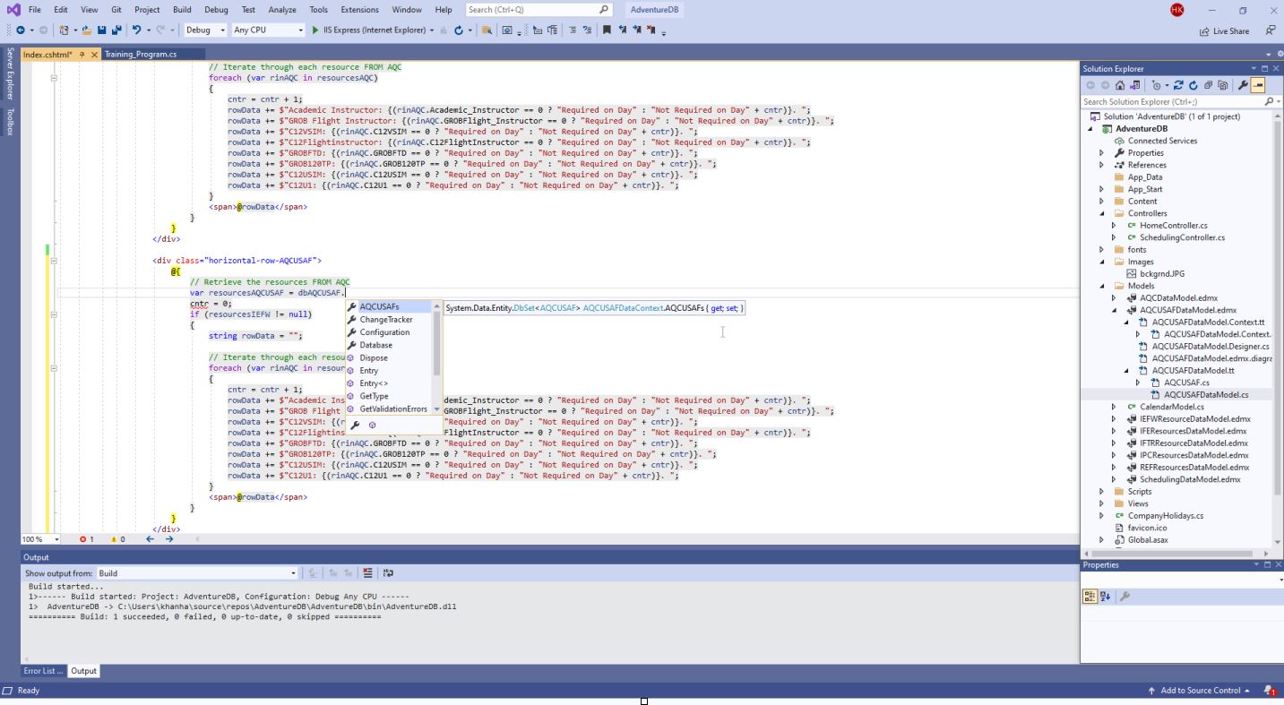 Solved ASP.NET MVC C# VS 2019Can you please tell me why it | Chegg.com