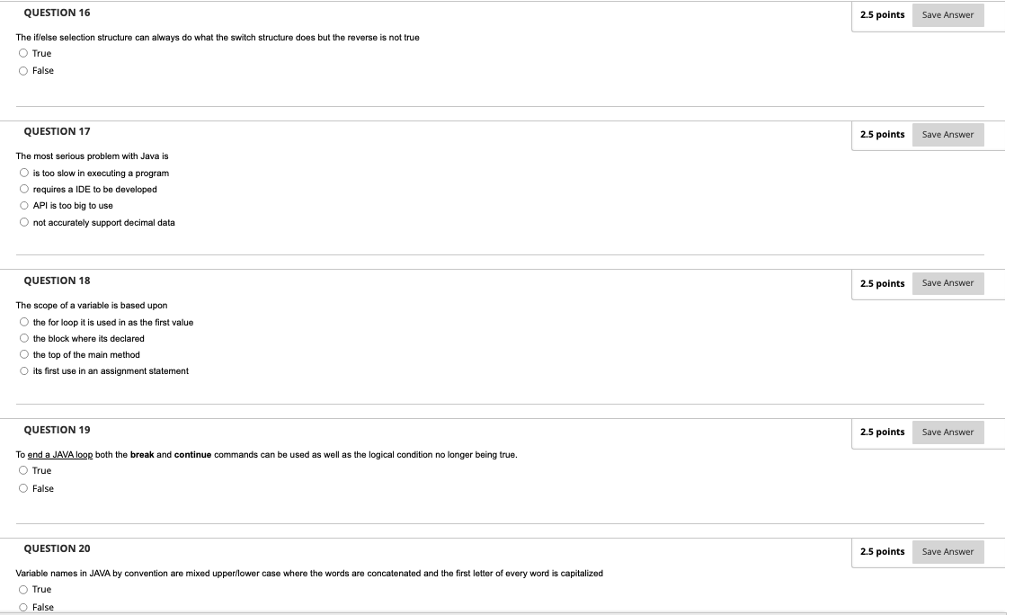 Solved Methods must return a value Can be called by just | Chegg.com